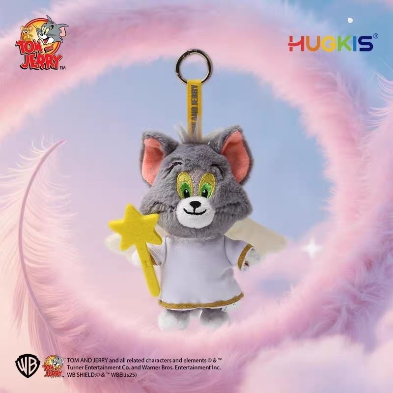 ขายร้อน HUGKIS แมวและเมาส์ Angel Tom Cat Demon Jerry ตุ๊กตาของเล่น ...