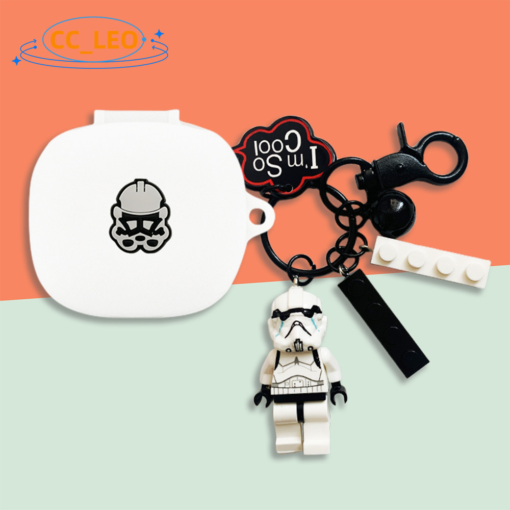 For EarFun Air Pro4 Case Cartoon Block Keychain Pendant EarFun Air Pro4 ...