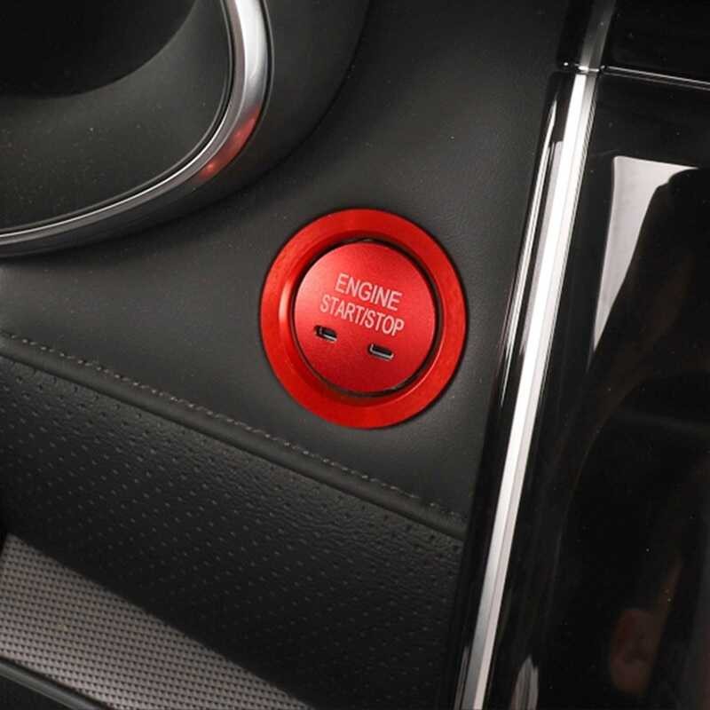 For MG Mg5 Mg6 ZS HS Aluminum Alloy One-Button Start Trim Ignition ...