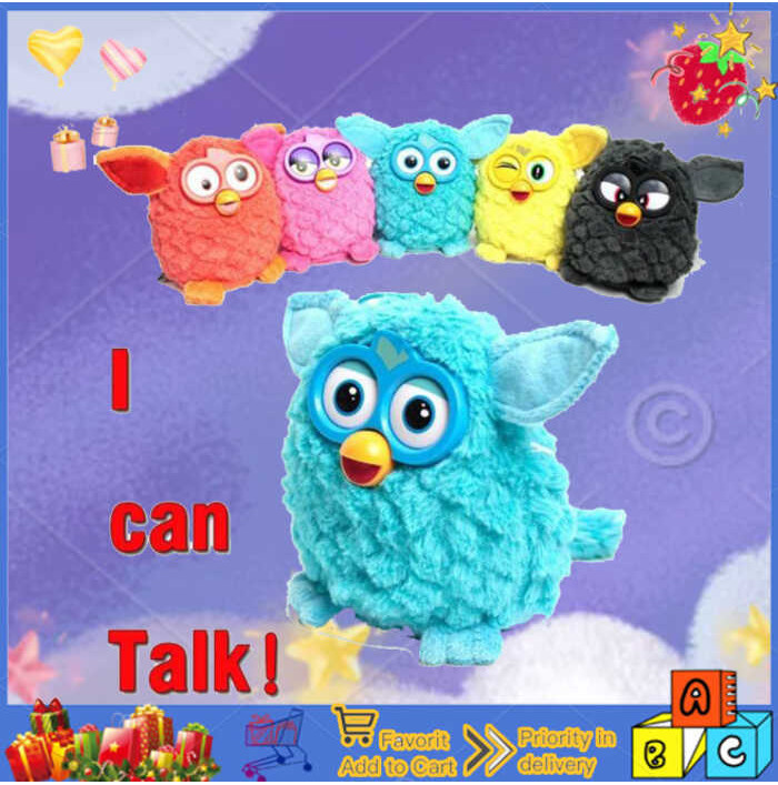 Furbyแท ของเล่นใหม่15ซม. Furby Elf Plush Toy สมาร์ทนกฮูกสัตว์เลี ...