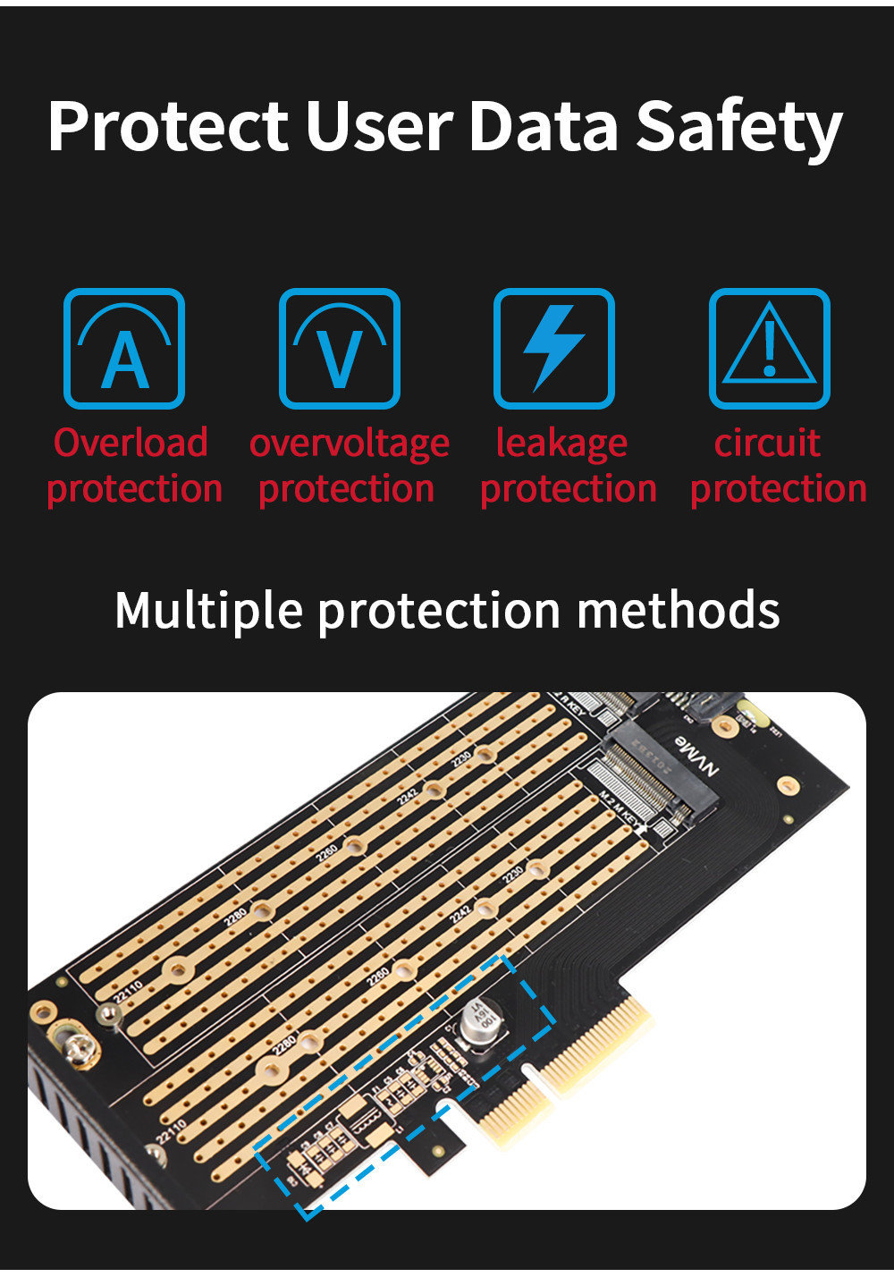 Jeyi อะแดปเตอร์ SK6 m.2 Dual m.2 PCIe 4.0 สําหรับช่อง NVME NGFF SSD NVME (m Key) และ SATA (b Key ...