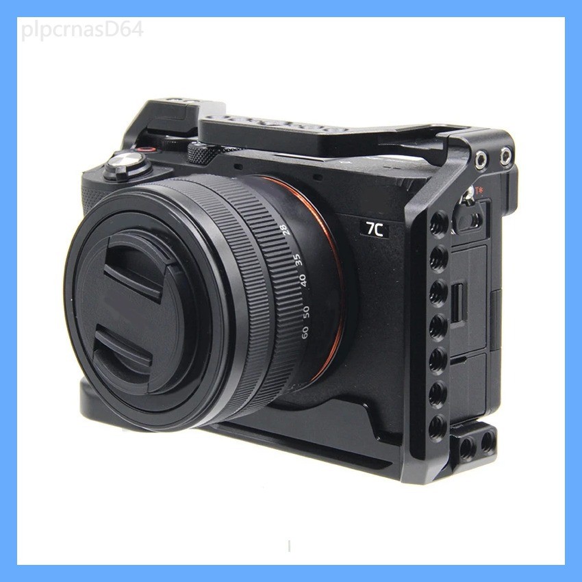 AA For Sony A7C DSLR Rabbit Cage Sonya7c Metal Rabbit Cage Photography Expansion Tripod Bracket ...