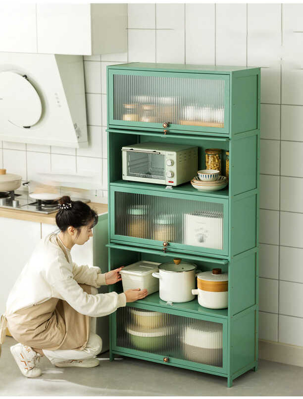 Plastic XINLANYASHE Or Locker Kitchen Cabinets Pantry With Cupboard ...