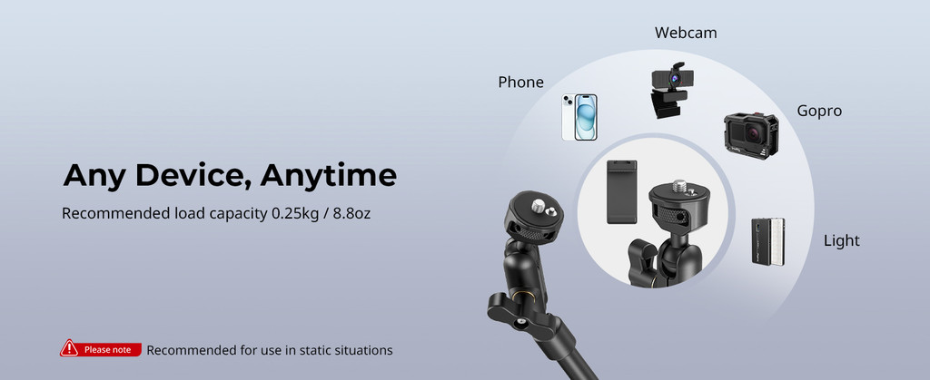 Smallrig 22" ปรับ Magic Arm Boom Arm Mount สําหรับ Light/เว็บแคม/ไมค์ ...