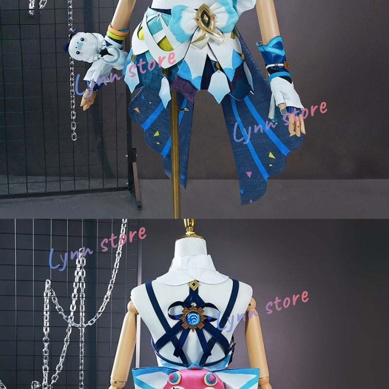 Mualani คอสเพลย์เครื่องแต่งกาย GENSHIN IMPACT Splish-Splash Wavechaser ...