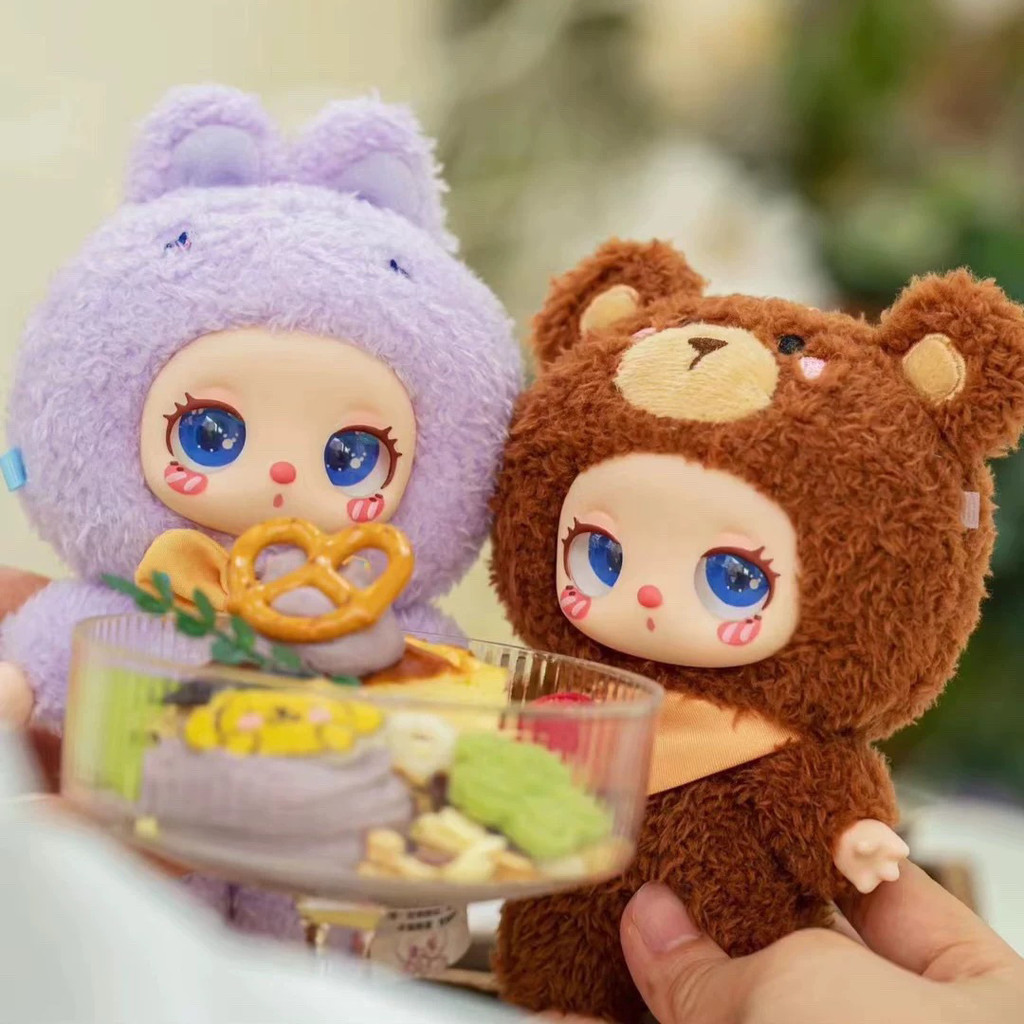 Liila 's zoo Series Vinyl face plush pendant Blind Box Cute Figures | Shopee Thailand