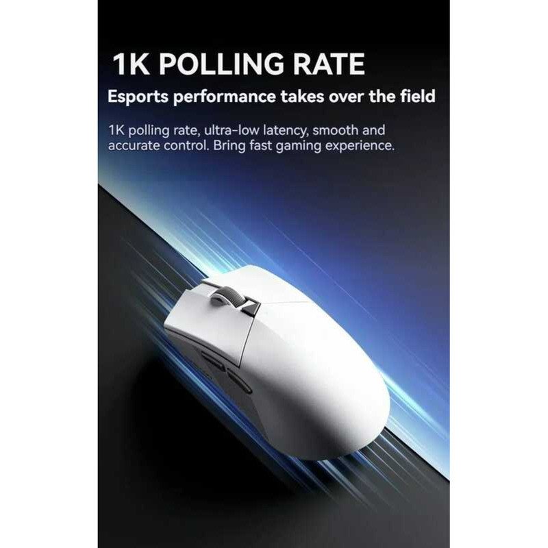 EWEADN GS01 เมาส์น้ําหนักเบาบลูทูธไร้สายแบบชาร์จไฟได้ 128000แล็ปท็อปคอมพิวเตอร์ปรับ DPI | Shopee ...