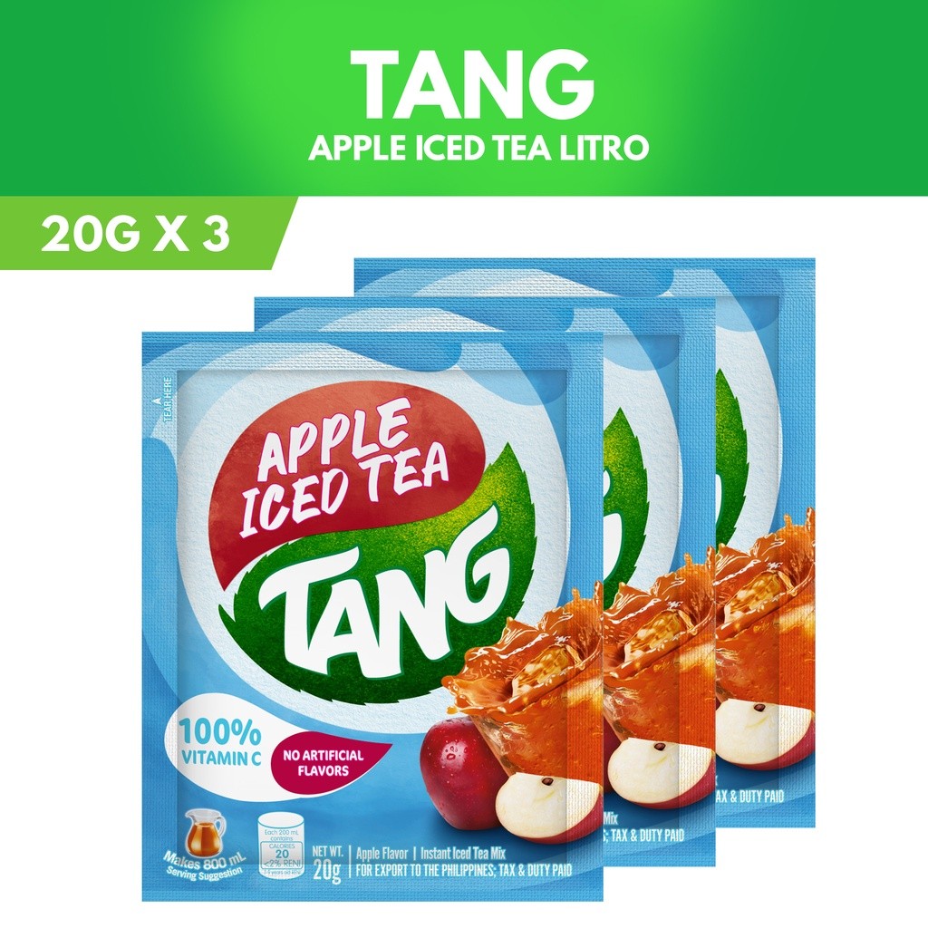 [INACTIVE] Tang Powdered Juice ชาเย็น Apple Litro 20g แพ็ค 3 | Shopee ...