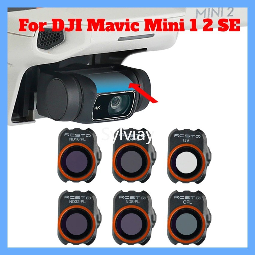สไตล์ใหม่ For DJI Mini 2 Camera Lens Filter for DJI Mavic MINI 1/2/SE ...