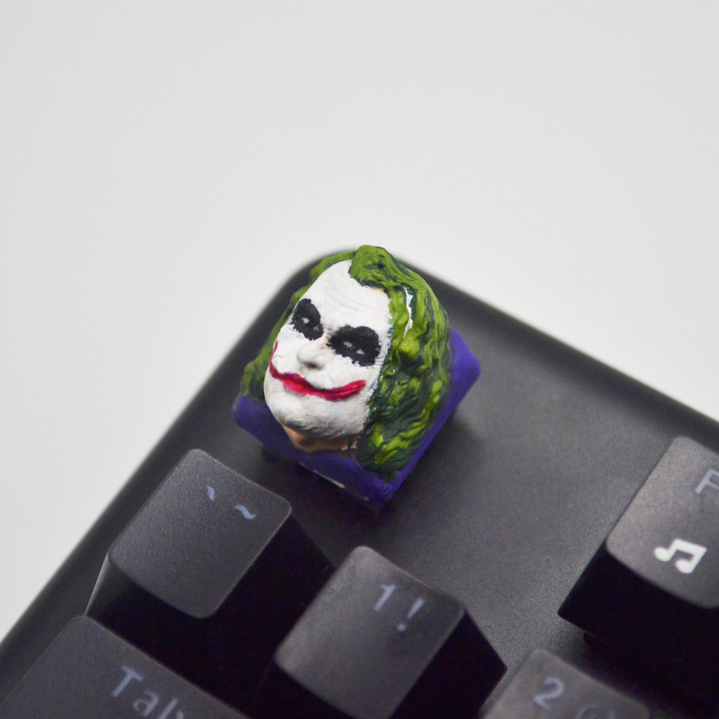 Cool Kit Clown DC Mechanical Keyboard Cross Axis ส่วนบุคคล Handmade เร ...