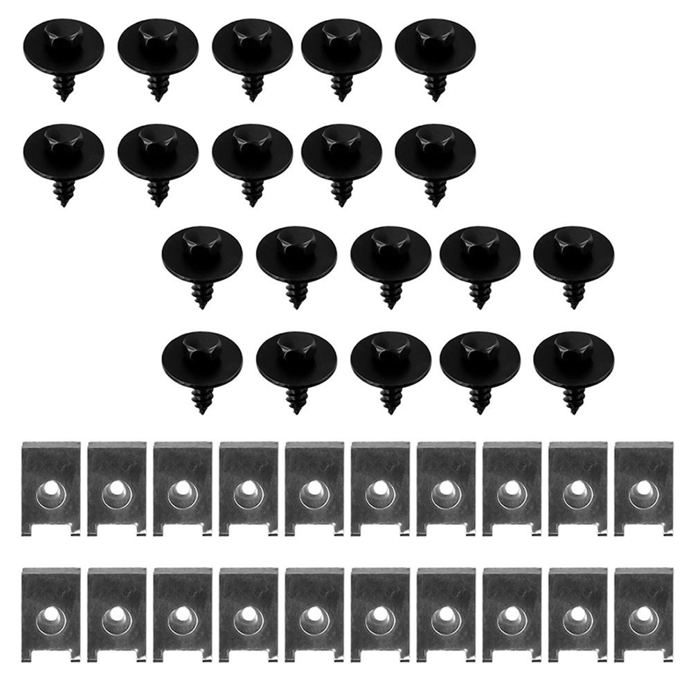 ชุดสกรูและคลิบสกรู BMW Hex Head Tapping Socket Bolt กับ Undertray ...