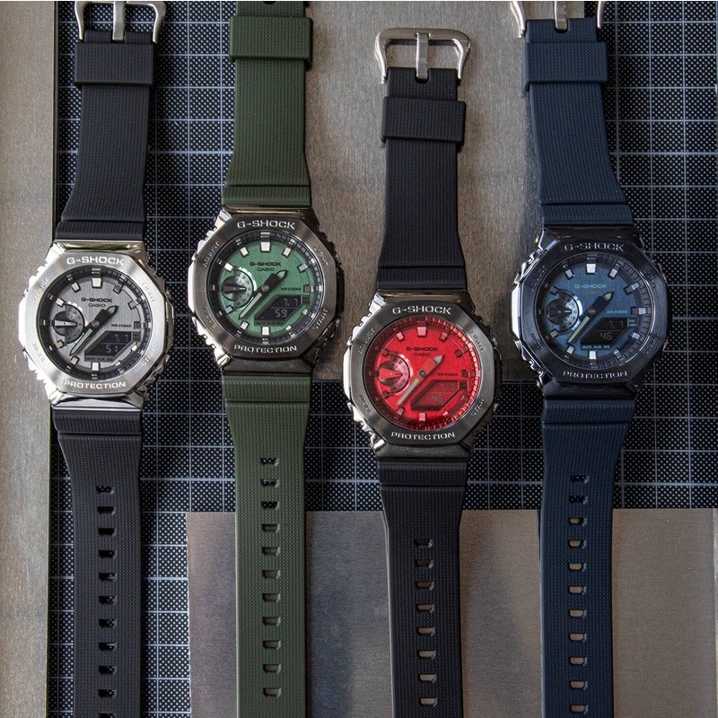 Casio g shock SKE TMJ GM 2100 โลหะซีรีส์ผู้ชายธุรกิจแฟชั่นกีฬานาฬิกา ...