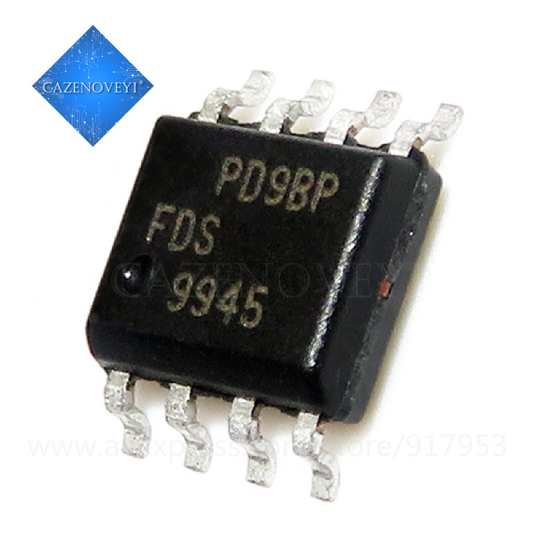 10 ชิ้น/ล็อต FDS9945 LCD แรงดันไฟฟ้าสูง MOS หลอด FDS9945N 9945N AO9945 ...