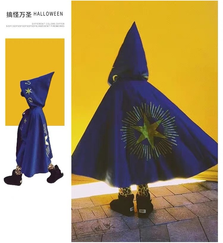 Halloween Children's Clothing Boys' Cloak Cloak MencosplayWizard ...