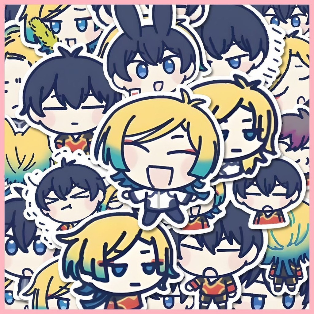 [GUYN] สติ๊กเกอร์ Blue Lock (50 แผ่น) Isagi Yoichi Blue Prison รุ่น Q ...