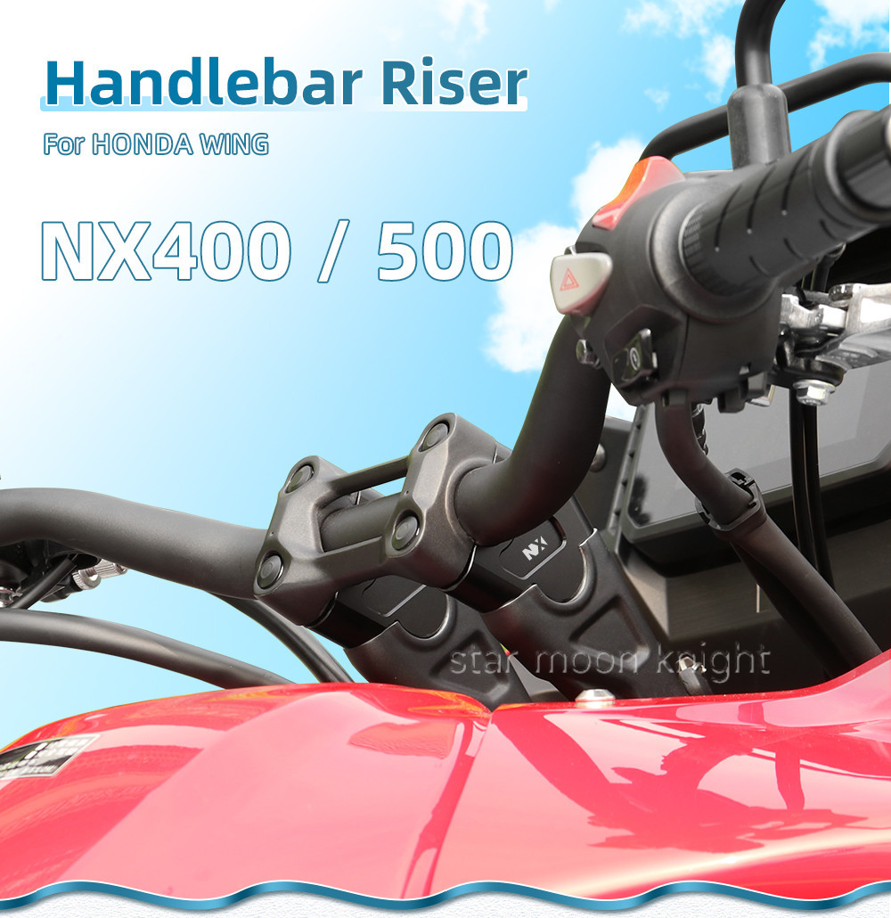 แฮนด์รถจักรยานยนต์ Riser สําหรับ Honda NX400 NX 400 NX500 NX 500 ...