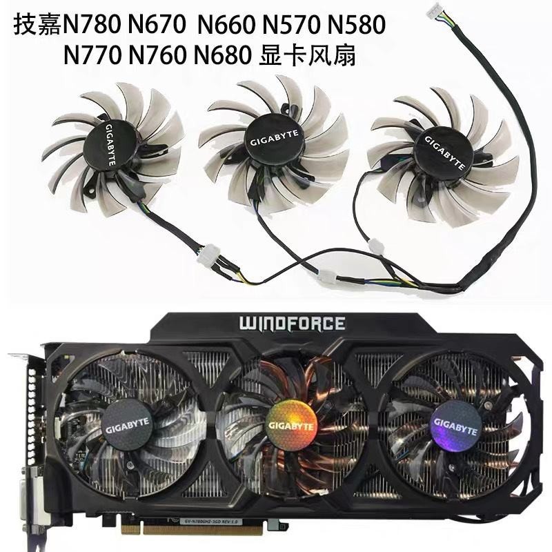 Gigabyte GV-N960 N970 N980 กราฟิกการ์ดสามแฟน PLD08010S12HH T128010ซูใบ้ ...