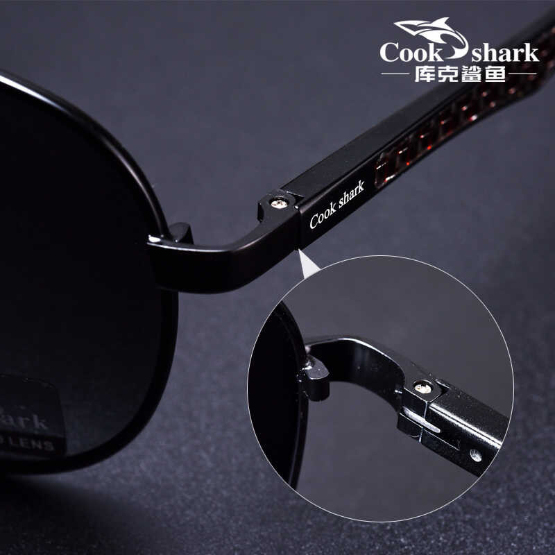 ♎ Cook Shark สำหรับผู้ชาย Iux Driver Polarized Blue แว่นตากันแดด ...