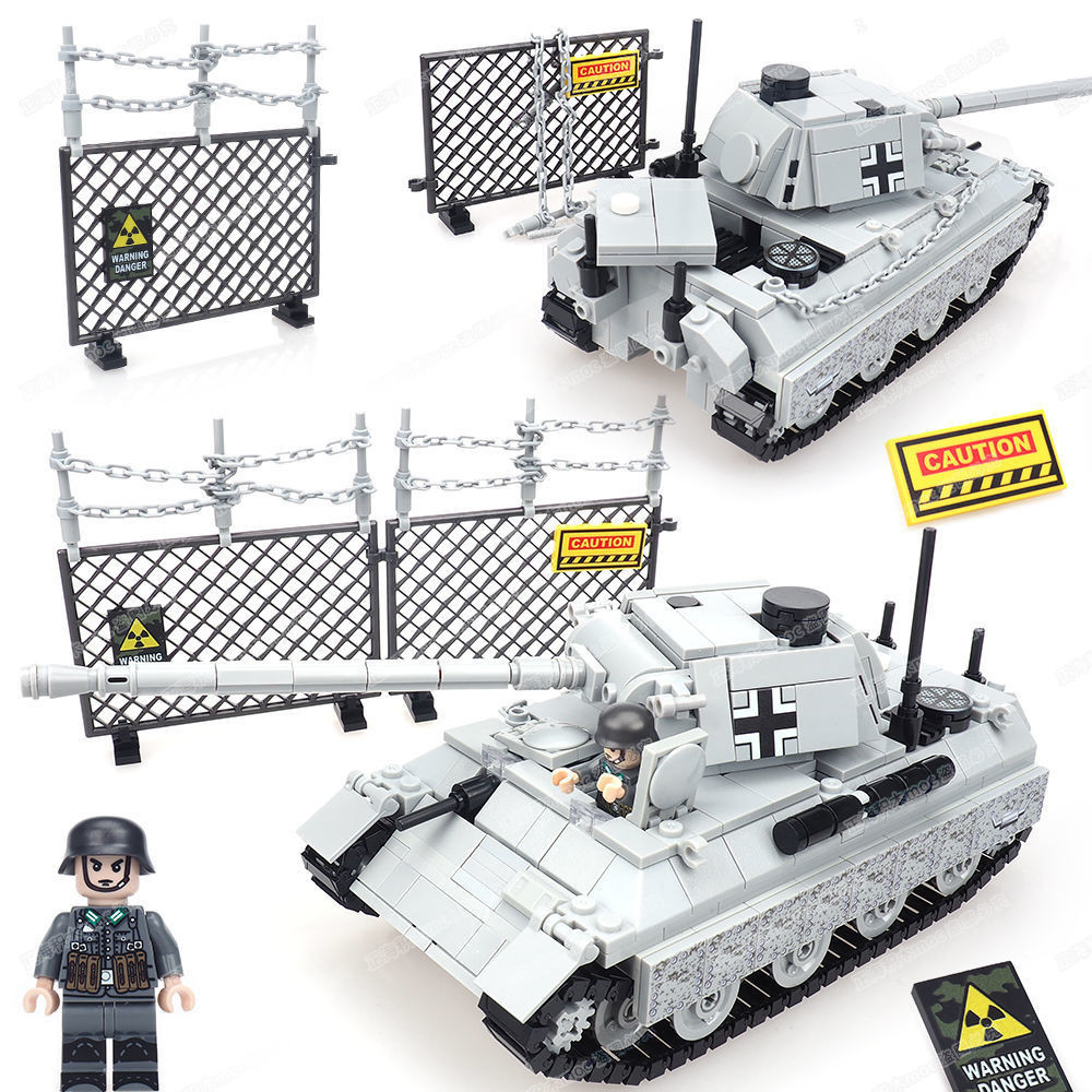 เข้ากันได้กับ Lego Military Building Blocks World War II Battlefield ...
