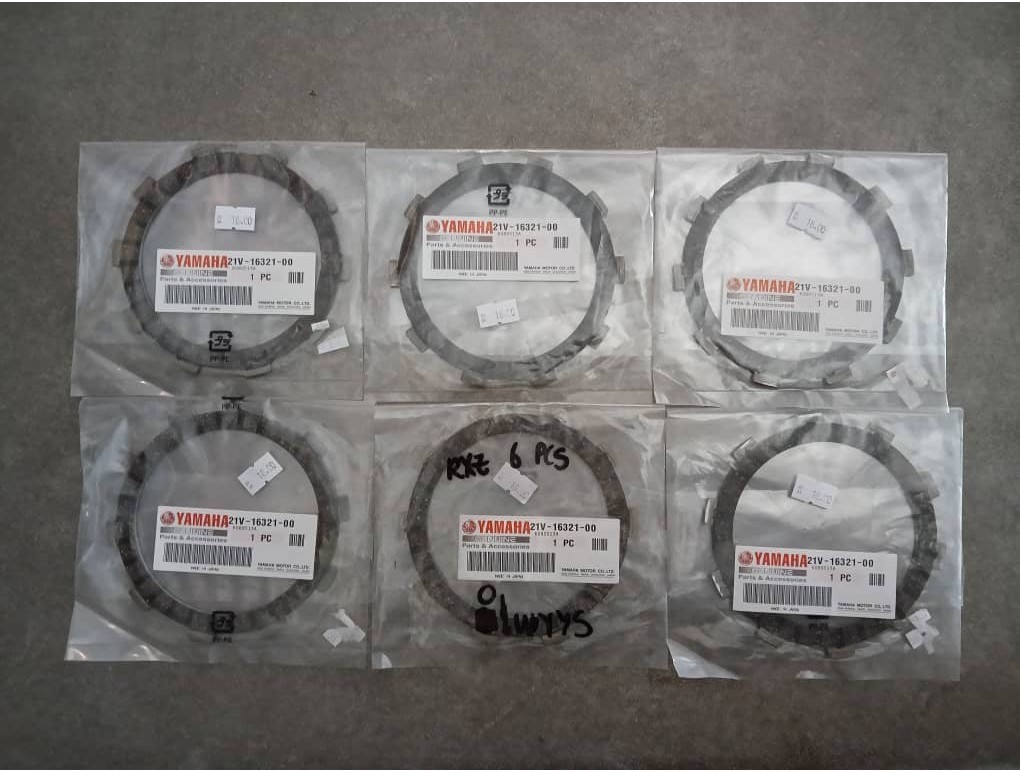 [1 ชุด] จานคลัทช์ HLY RXZ 21V-16321-00 CLUTCH PLAT LINING FRICTION ...