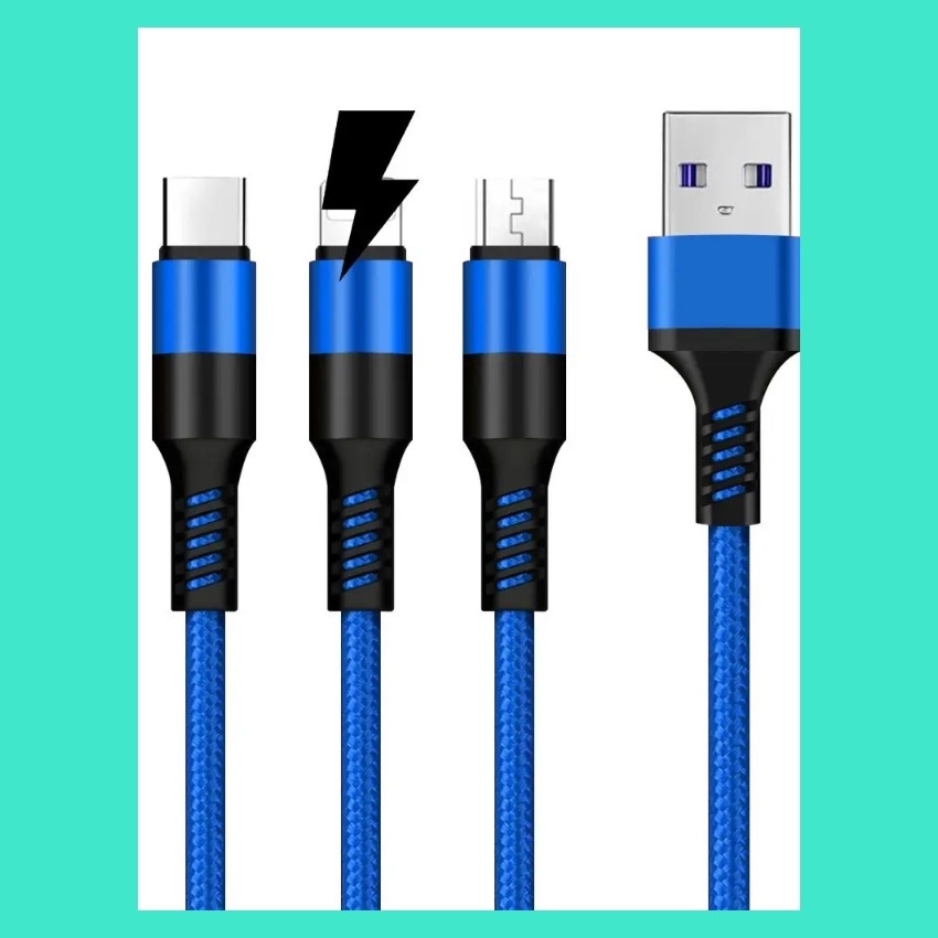สไตล์ใหม่ 3 in 1 Super Charge USB Cable Multi Usb Port Multiple Usb ...