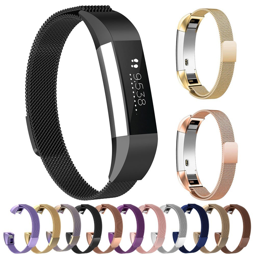 สาย Milanese สําหรับ Fitbit Alta / Fitbit Alta HR สายนาฬิกาสแตนเลส ...