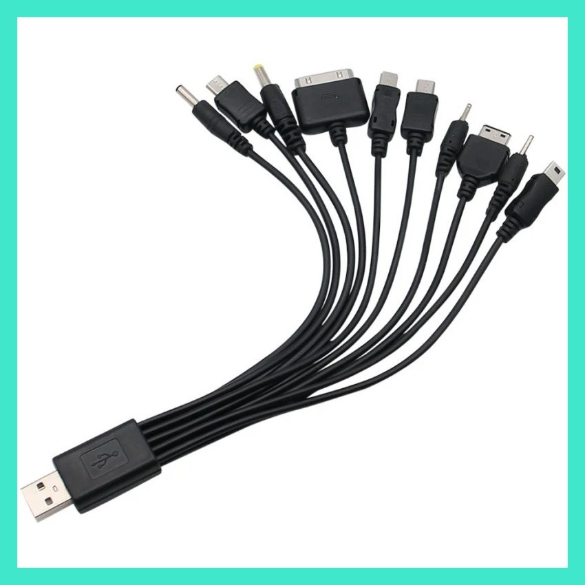 รุ่นขายดี Multi Pin Cable Charger USB Adapter Cable Data Wire Cord 10 ...