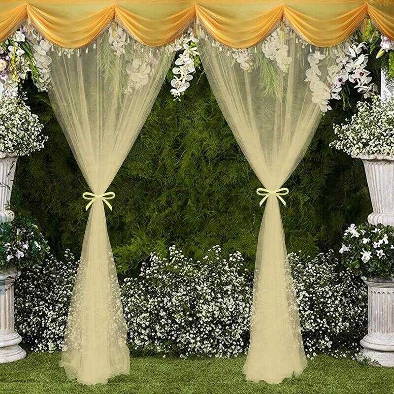 Event Party Valance Drape Panel Decoration Wedding Backdrop Curtain ...
