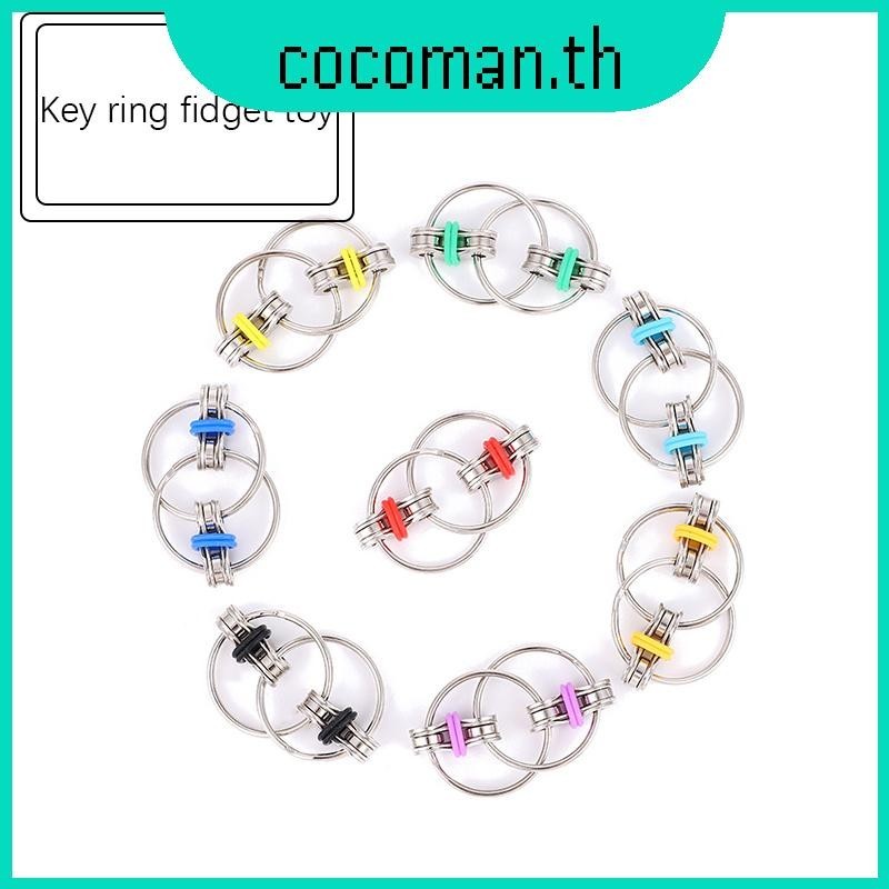 ออทิสติก Anti Adhd ความเครียดผู้ใหญ่ของเล่น Key Ring Hand Bearing Tri ...