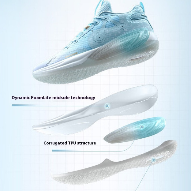 Xtep Levitation 1.0-V3 รองเท้าบาสเก็ตบอล TPU ป้องกันกระแทก ทนต่อการสึก ...