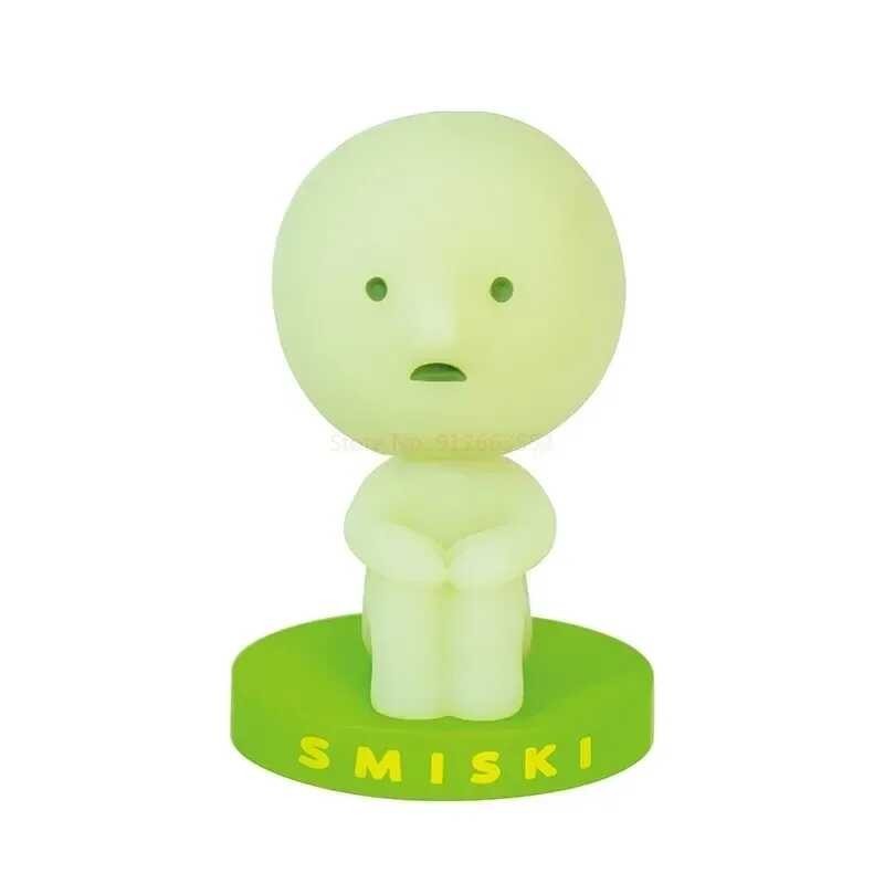 Bobo Head Series Kawaii ตุ๊กตา Smiski Zip Anime ตุ๊กตาเรืองแสงน่ารั ...