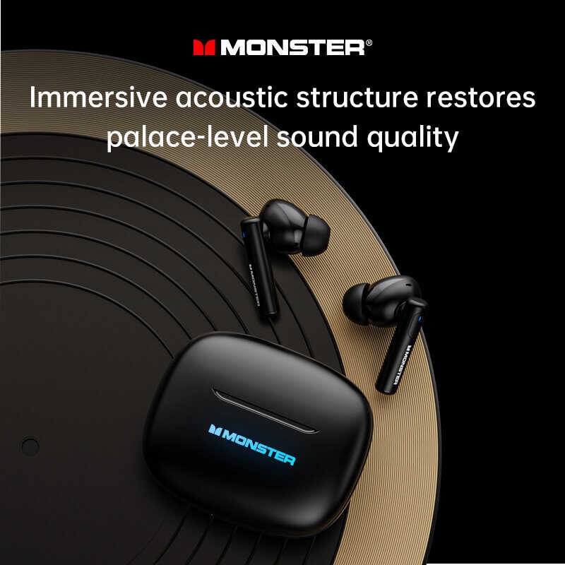 Monster Airmars Xkt26 ANC หูฟังบลูทูธ5.4เสียงยกเลิกการมีไมโครโฟน ...