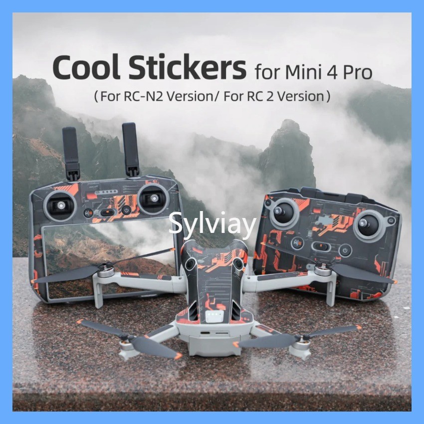 a Mini 4 Pro Sticker Body Arm Protection Film Accessory for DJI RC 2 ...