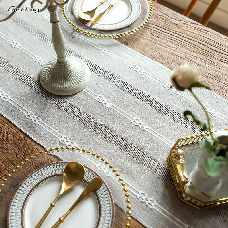 หนาสีเทาตารางกลวงออกเตียงวินเทจธงประเทศโต๊ะกา Gerring | Shopee Thailand