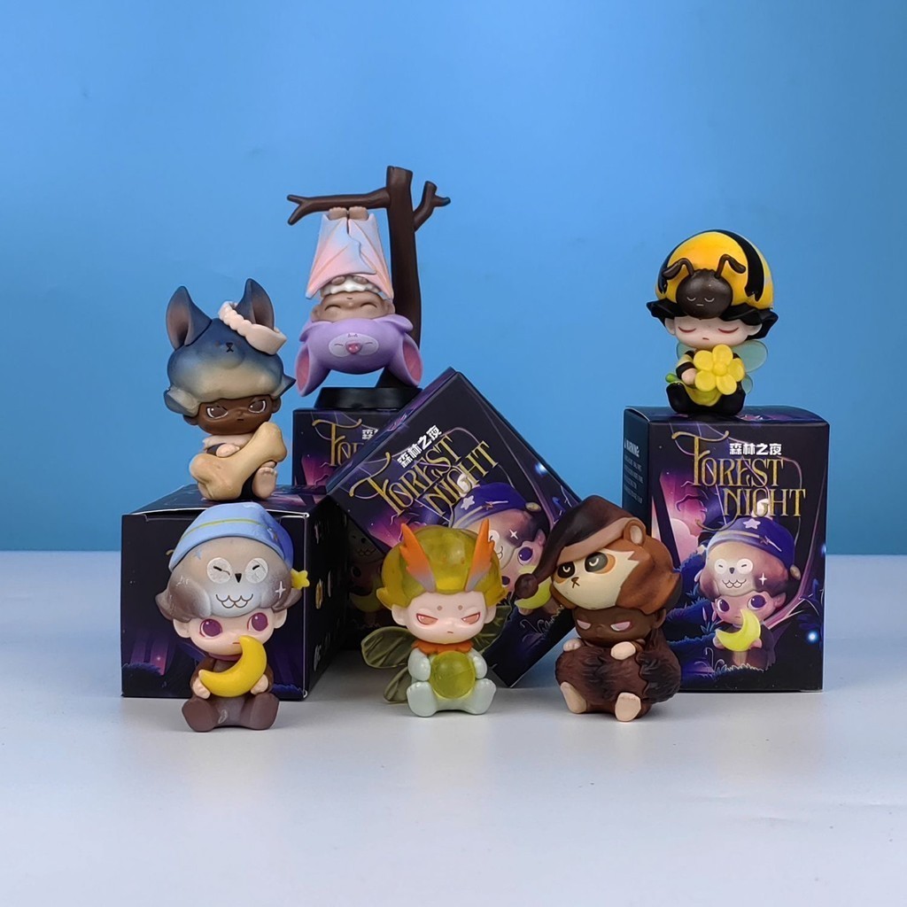 Dimoo Forest Night Series Mystery Box ของตกแต่งเดสก์ท็อปน่ารัก | Shopee ...
