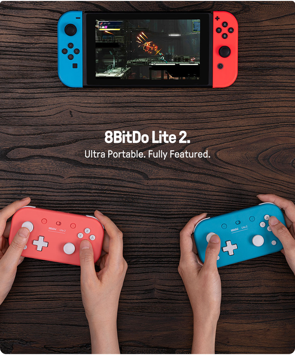 8bitdo Lite 2 รองรับเกมแพดบลูทูธสําหรับ Android Nintendo Switch ...