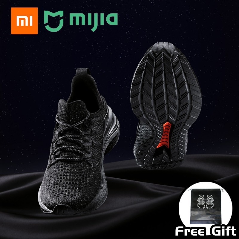 ของขวัญฟรีรองเท้าผ้าใบ Xiaomi Mijia 4 Antibacteria Luminous รองเท้าวิ่ง ...