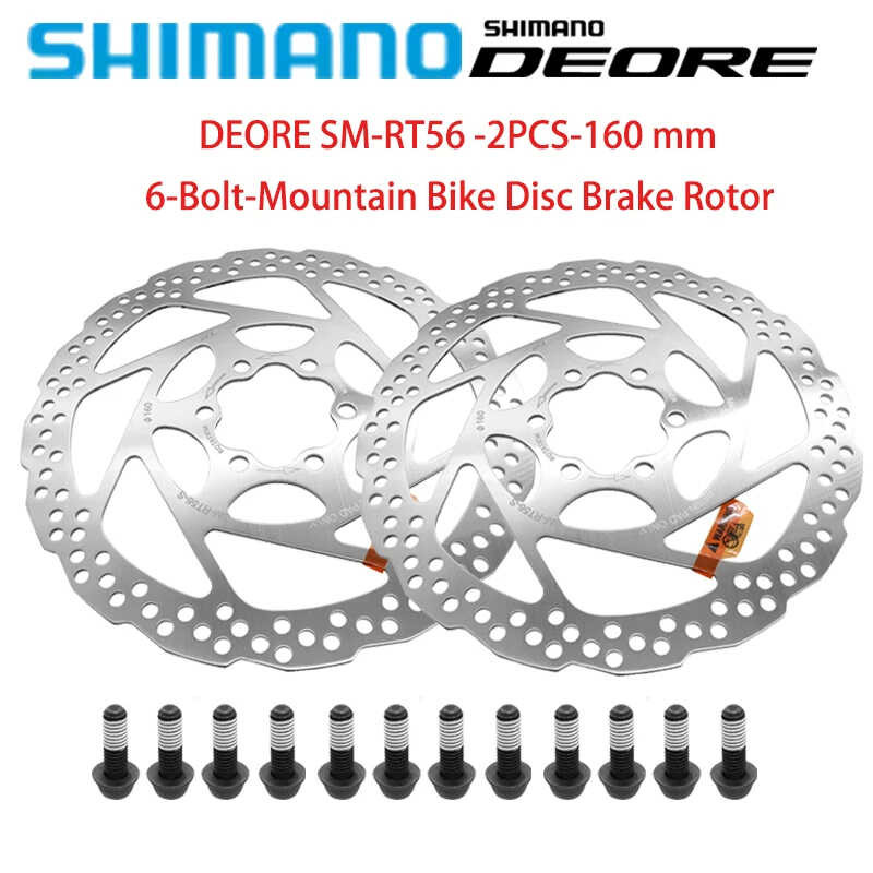 Shimano 9C4 DEORE 2 แผ่น Sm-Rt56 จานเบรคจักรยานเสือภูเขา 160 / 180 ...