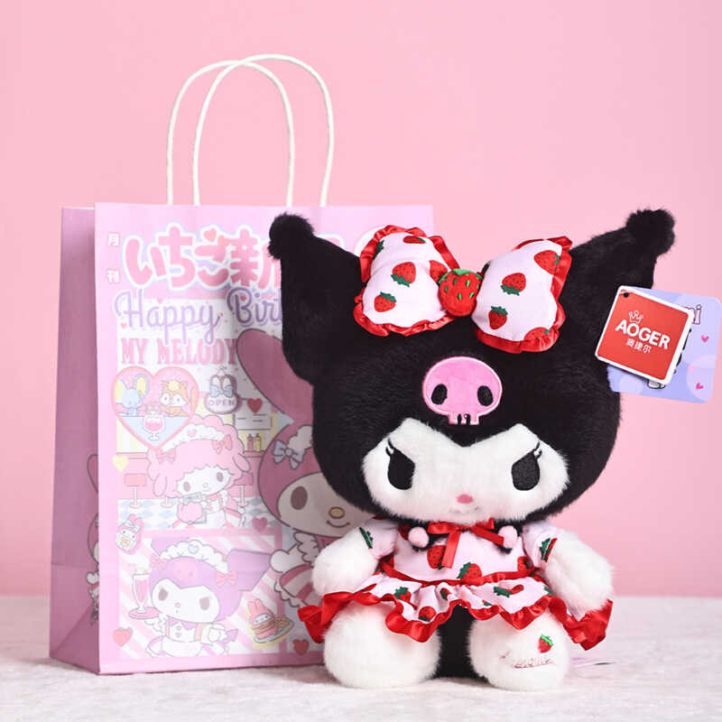 ขายล่วงหน้า ของแท้ Sanrio Fresh Strawberry Collection Kulomi ตุ๊กตา ...