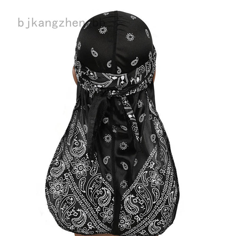 Kangzheng Designer แรงบันดาลใจ Durag หมวก Silky Unisex Designer Premium ...