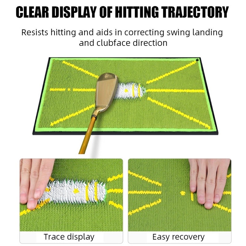 Pgm Golf Batting Mat Bead Piece Hitting Trajectory Beginner Training ...