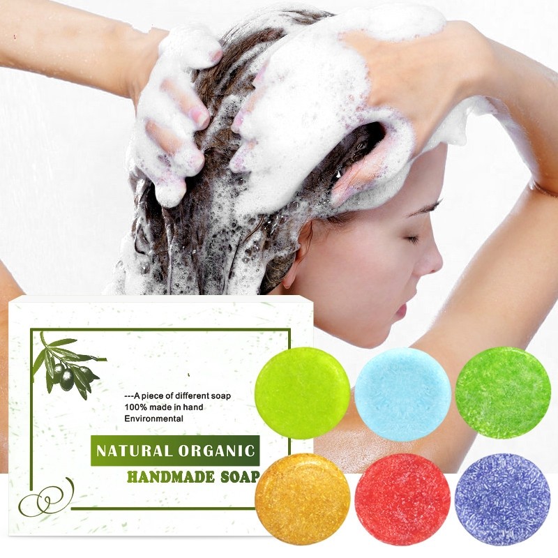 ในสต็อก Natural Hair Darkening Shampoo Soaps Bar / Essence Hair ...