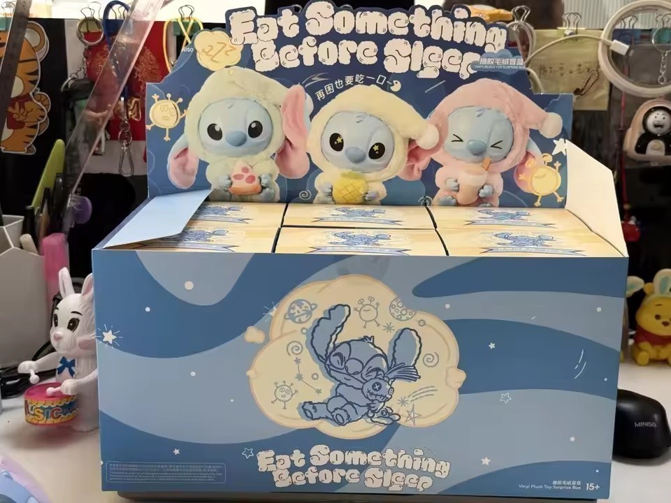 Stitch Eat Something Before Sleep Series ไวนิลกล่องตาบอด Kawaii Stitch ...