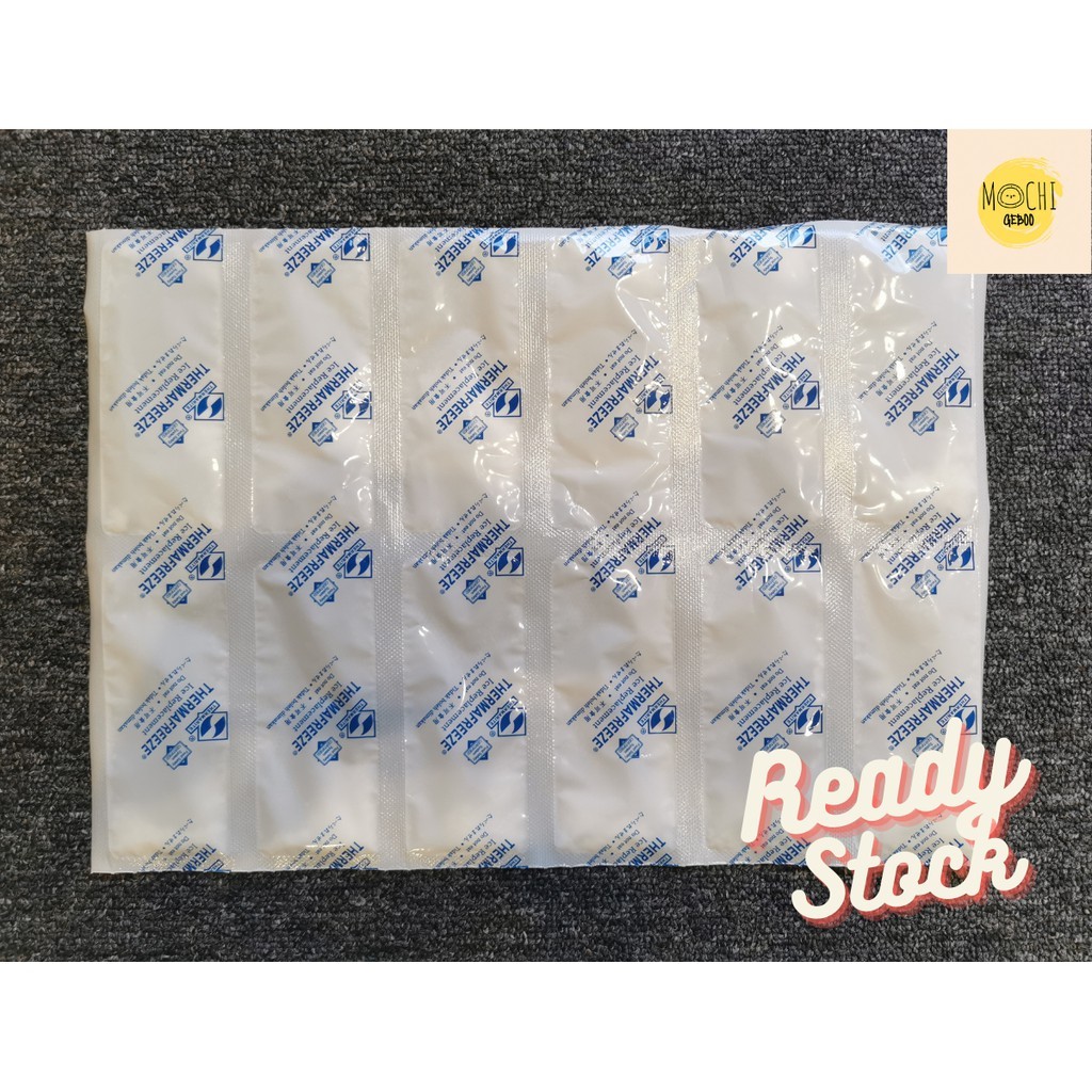 ในสต็อก [คลังสินค้าพร้อม] Thermafreeze Reusable Ice Pack Medical & Food Grade Frozen 12pcs ต่อ ...