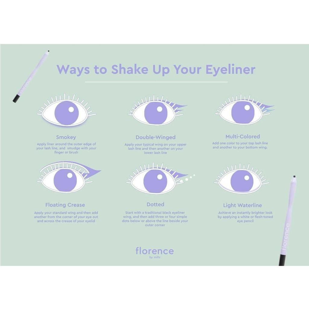 พร้อมส่ง ของแท้ Florence by Mills What's My Eye? Eyeliner 0.24g (Action ...