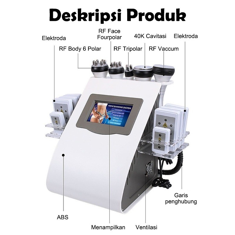 Rf 6 in1-40K เครื่องนวดแบบเต็มตัว เครื่องนวดหน้าและร่างกาย | Shopee Thailand