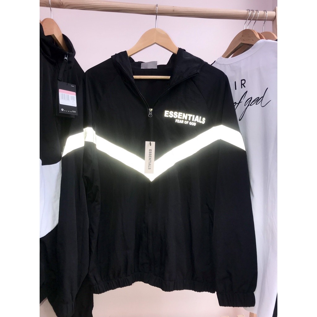 ♞,♘,♙[คุณภาพปกติ] Fear OF GOD ESSENTIAL Jacket (สะท้อนแสง) - Essentials ...