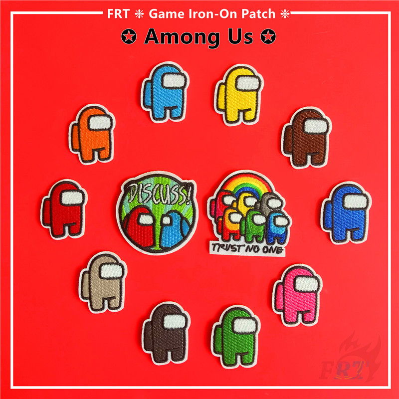 ในสต็อก Among Us:Disuss Series 01 - Innersloth Games Iron-on Patch 1 PC ...