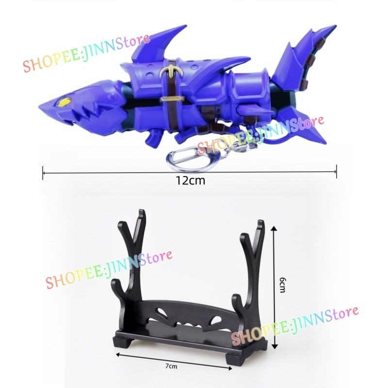 - Jinn - Arcane:League of Legends พวงกุญแจจี้ JIDX Fishbones Blaster ...