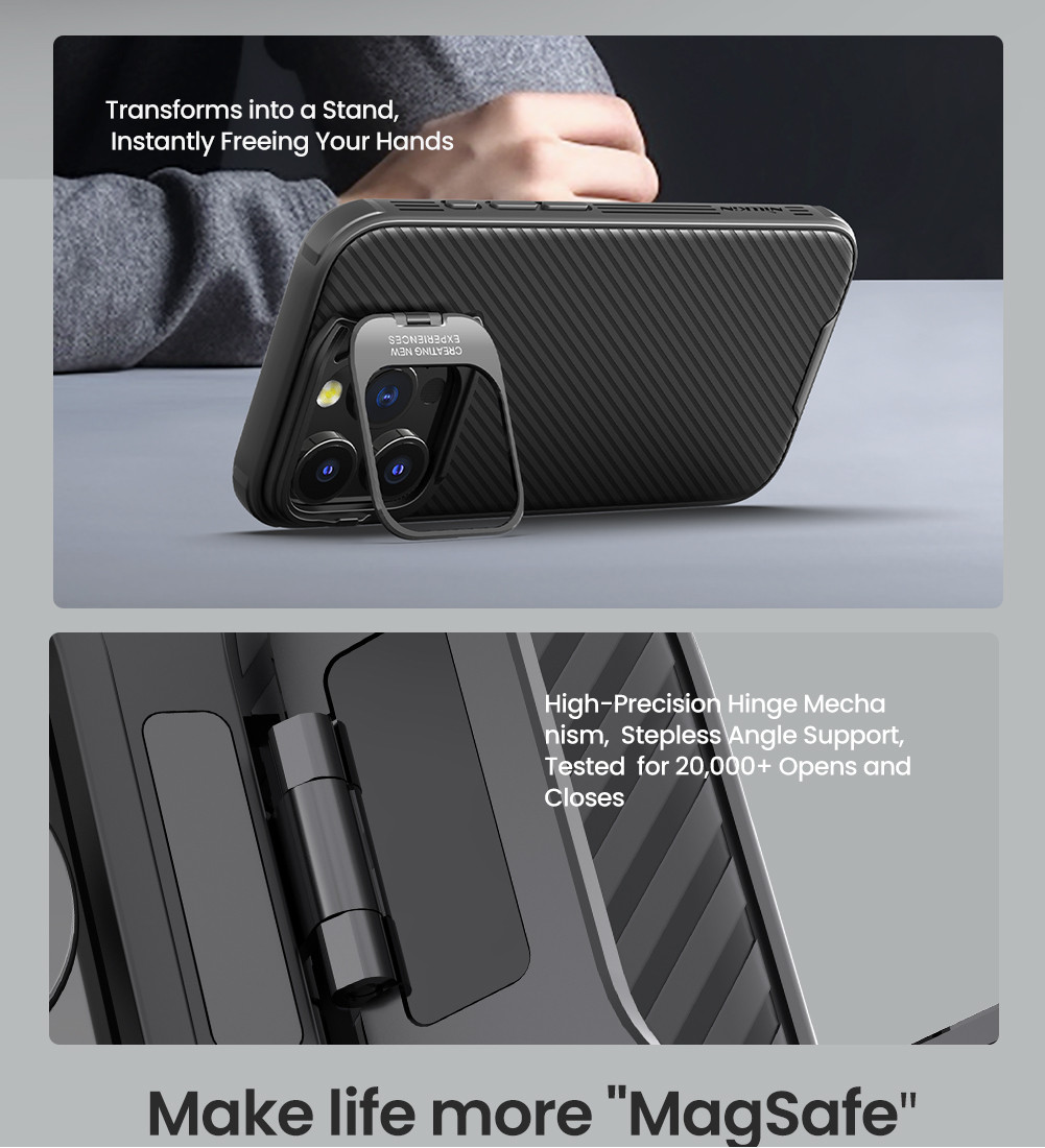 Nillkin CamShield ProP Magnetic Phone Cas iPhone 16 Pro Case Hard PC ...